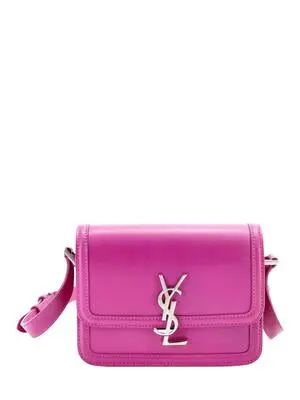Saint Laurent Solferino Leather Crossbody Bag - Pink