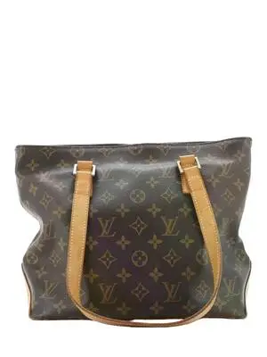 LOUIS VUITTON Cabas Piano Monogram Canvas Tote Bag - Brown