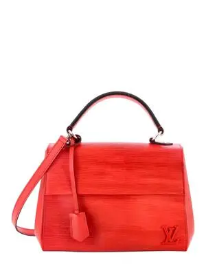 LOUIS VUITTON Cluny Bb Top Handle Satchel - Red