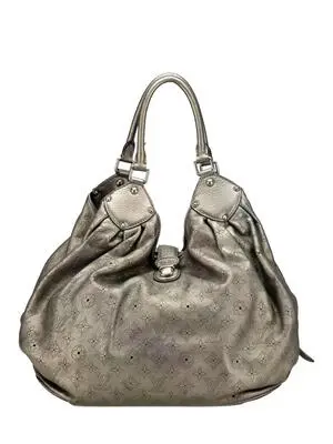 LOUIS VUITTON 2008 Monogram Mahina Xl Hobo Bag - Silver
