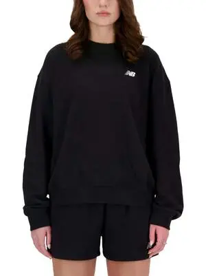 NEW BALANCE Crew-neck Sweatshirt - Black