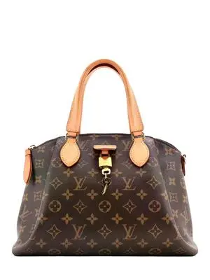 LOUIS VUITTON Rivoli Handbag Monogram Canvas - Brown