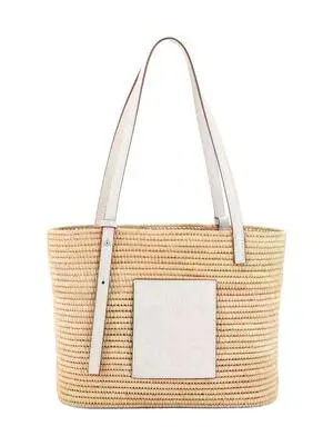 LOEWE Loewe Pre-Owned Woven Raffia Small Tote Bag