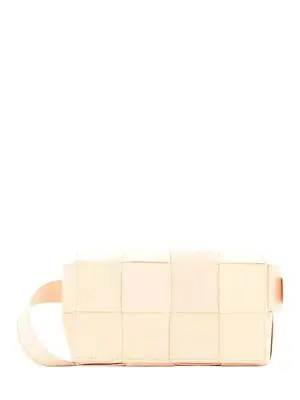 Bottega Veneta Bottega Veneta Cassette Maxi Intrecciato Leather Belt Bag Neutrals