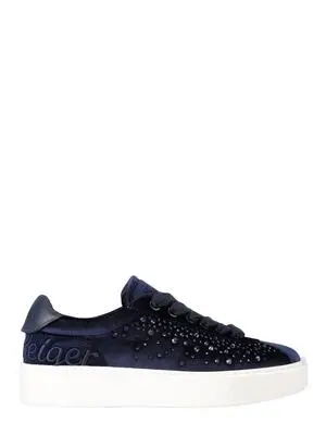 Kurt Geiger Embellished Albion Retro Sneakers - Navy