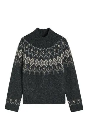 VINCE Fair Isle Cashmere Jumper