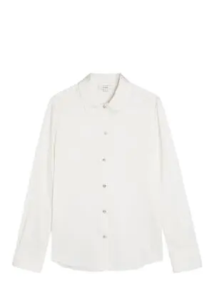 VINCE Stretch Silk-Blend Shirt