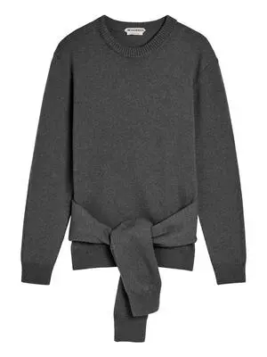 JW Anderson Waist Tie Wool-blend Jumper - Grey