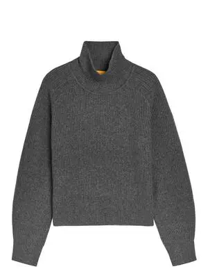 Guest In Residence Roll-neck Cashmere Jumper - Charcoal