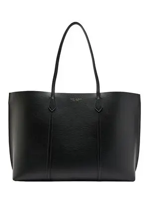 Tory Burch Grained Leather Tote Bag - Black