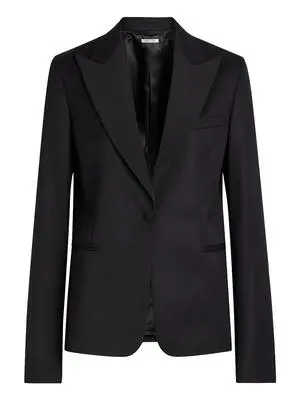 JW Anderson Tuxedo Wool Blazer - Black