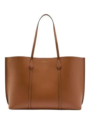 Tory Burch Grained Leather Tote Bag - Tan