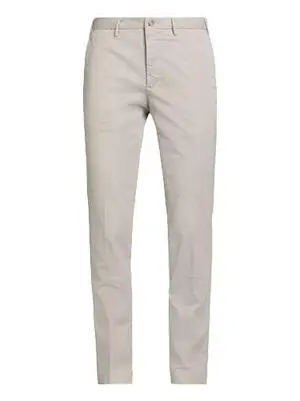 Incotex Sand Cotton Blend Chino Trousers - Grey