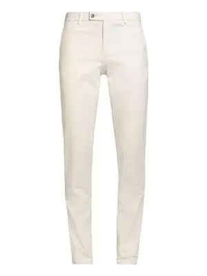 BERWICH Pants Ivory Size Cotton, Elastane - White