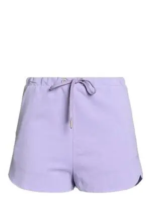 MANILA GRACE Cotton And Elastane Athletic Shorts - Purple