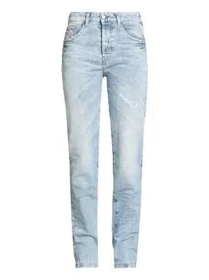 DIESEL Tapered Jeans In Cotton And Elastane - Blue