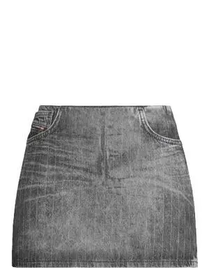 DIESEL Denim Pencil Skirt - Black