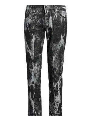 Dolce & Gabbana Skinny Jeans In Tie-dyed Stretch Denim - Black