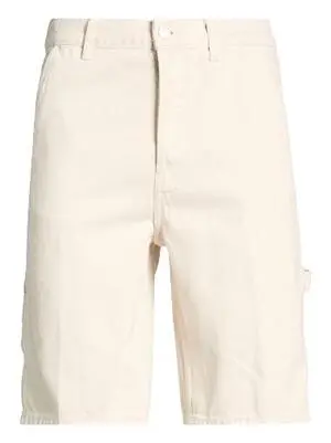 ONLY & SONS Cotton Denim Cargo Shorts - White