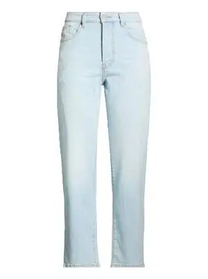 DIESEL Tapered Jeans In Cotton And Elastane - Blue