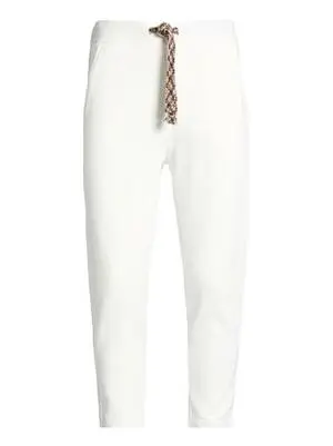 TAKESHY KUROSAWA Pants Size Cotton, Elastane - White