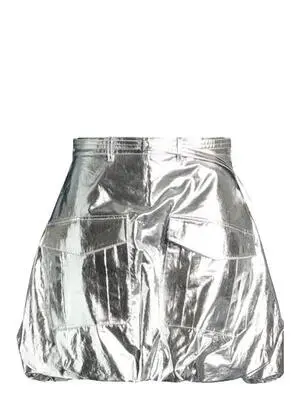 Rabanne Metallic Balloon Mini Skirt - Silver