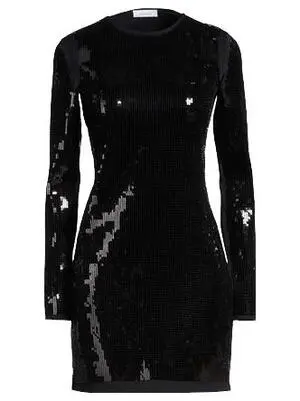 Rabanne Sequined Mini Dress - Black