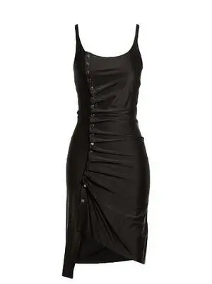 Rabanne Mini Bodycon Dress - Black