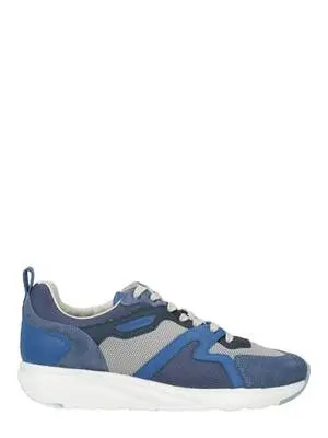 JACOB COHЁN Slate Textile And Leather Sneakers - Blue