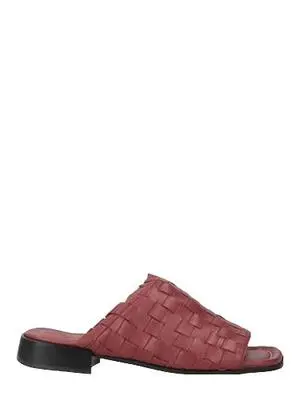 IXOS Leather Sandals - Red