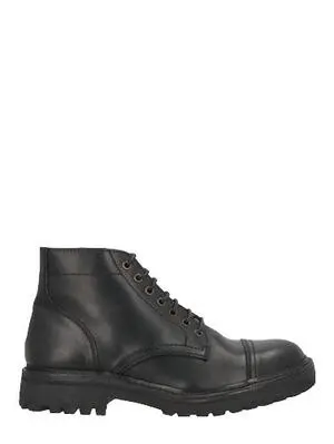 DONDUP Leather Ankle Boots Black