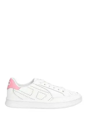 DIESEL Low-top Leather Sneakers - White