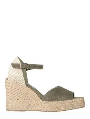 PALOMITAS BY PALOMA BARCELÓ Military Espadrille Sandals - Green