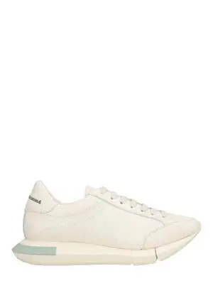 PALOMA BARCELO Ivory Leather Low-top Sneakers - White