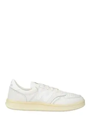NEW BALANCE T500 Leather Sneakers - White