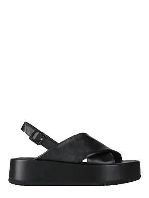 PALOMA BARCELO Slingback Flatform Sandals - Black