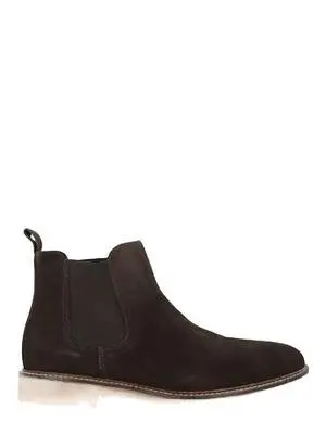LIU •JO MAN Ankle Boots Suede Chelsea Boots - Dark Brown