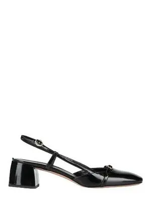 A.BOCCA A. Bocca Leather Slingback Pumps - Black