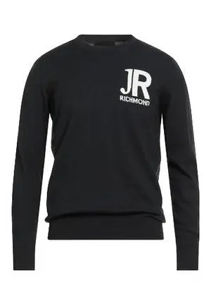 John Richmond Lightweight Two-tone Sweater - Black