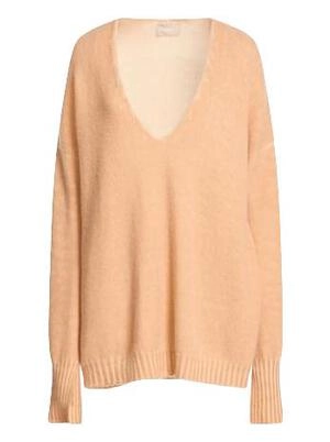 DRUMOHR Cashmere V-neck Sweater - Apricot