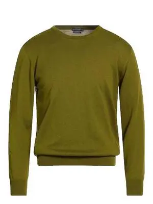 BALLANTYNE Knitted Cotton Sweater - Green