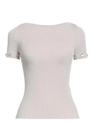 Sportmax Sweater In Viscose And Polyester - Beige