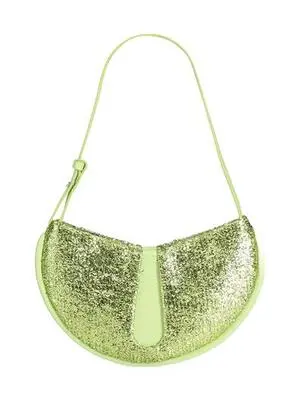 THEMOIRE Lamé Hobo Bag - Green