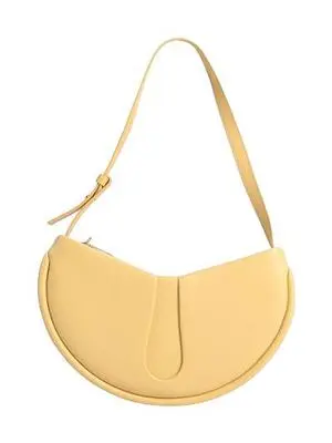 THEMOIRE Shoulder Bag In Textile Fibers - Yellow