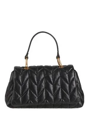 Missoni Quilted Leather Flap Bag - Black