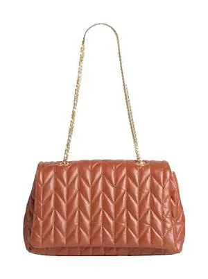 Missoni Leather Shoulder Bag - Brown