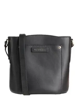 THE BRIDGE Leather Bucket Bag - Black