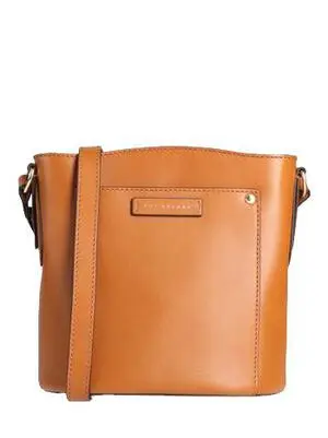 THE BRIDGE Leather Bucket Bag - Brown