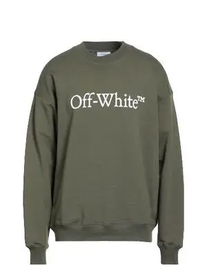 OFF-WHITE™ Cotton Sweatshirt - Green