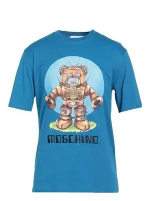 Moschino Couture T-shirt Azure Size Organic Cotton - Blue